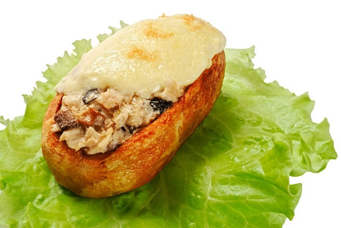 Жюльен в картофеле-кокотнице